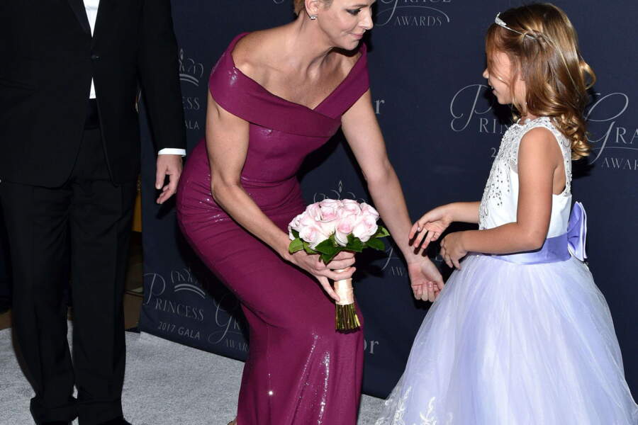 Princess Grace Awards : Charlène de Monaco très élégante, une femme en ...