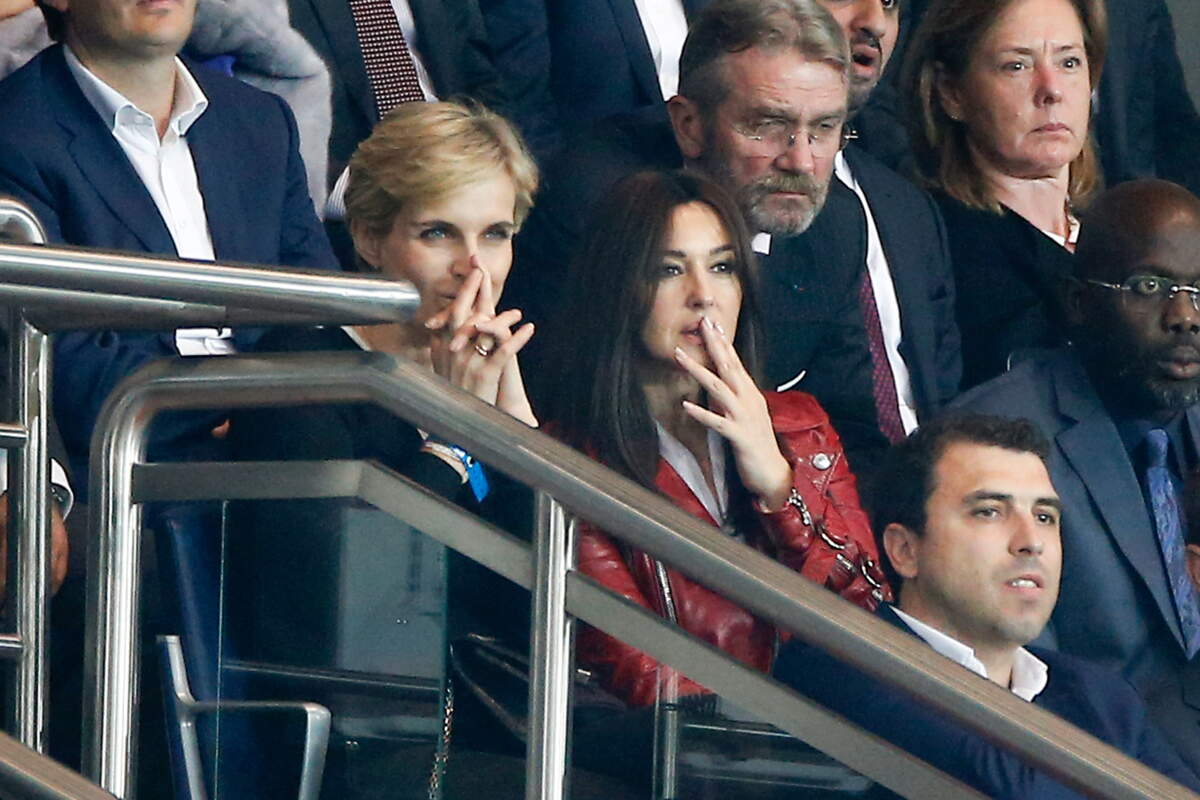 Monica Bellucci et Marc Lavoine très affectés par la défaite du PSG - Voici