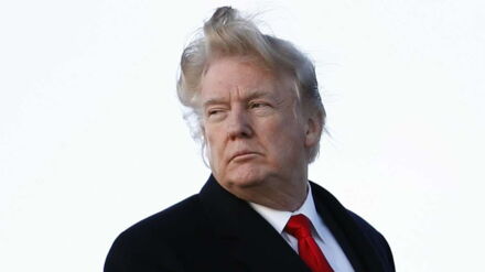 Donald Trump : sa tignasse s’envole dans la nuque, il est MEGA chauve ...