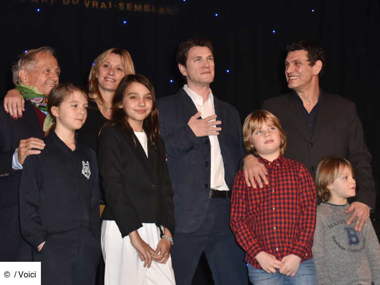 PHOTOS Marc Lavoine avec sa femme et ses enfants pour dévoiler sa ...