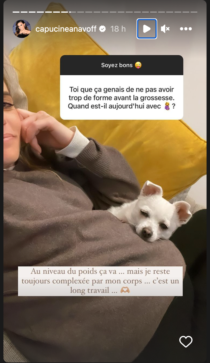 Capucine Anav enceinte : à quelques semaines de son accouchement, elle ...
