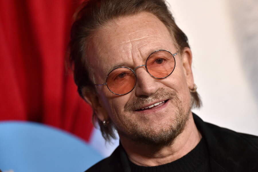 La carrière en images de Bono - Voici