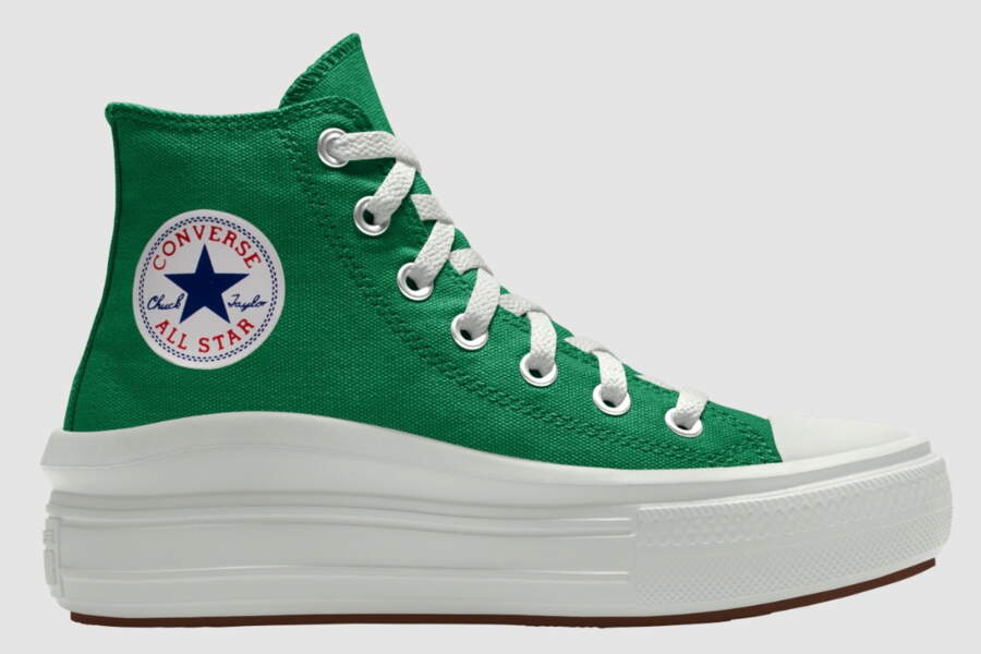 15 paires de baskets vertes canon - Voici