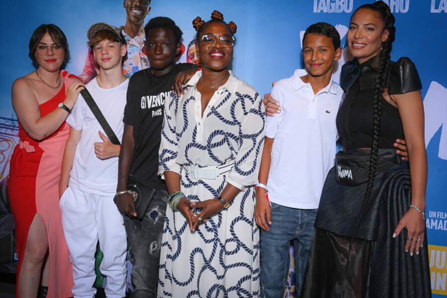 Zaho et son compagnon Florent Mothe à l'avant-première du film Yo Mama - Voici