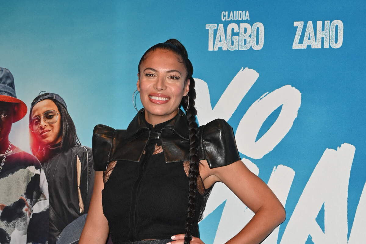 Zaho et son compagnon Florent Mothe à l'avant-première du film Yo Mama - Voici