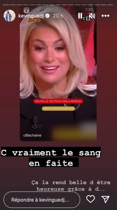 « C'est vraiment le sang en fait » : Kevin Guedj en colère après les propos de Carla Moreau dans ...