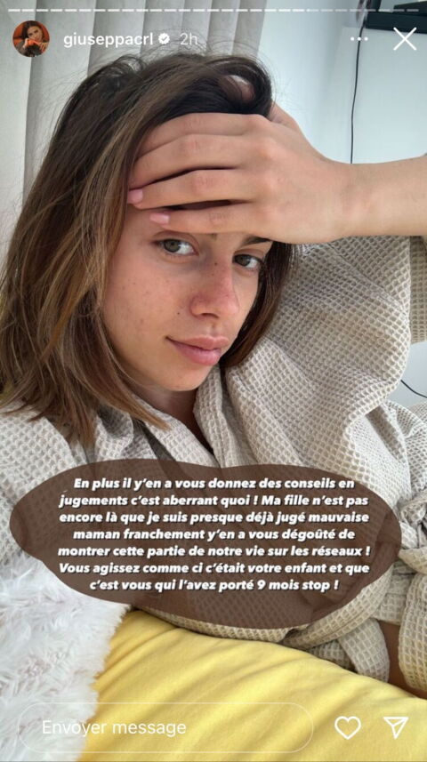 Giuseppa encore enceinte et déjà jugée « mauvaise maman », elle pousse ...