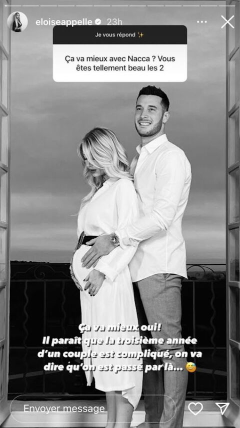 Eloïse Appelle donne des nouvelles rassurantes de son couple avec Nacca ...