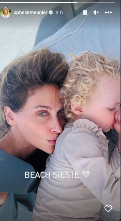 Ophélie Meunier en vacances : son tendre cliché avec sa petite Valentine - Voici
