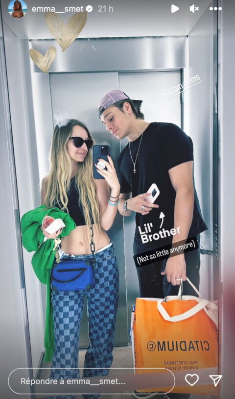Emma Smet partage une rare photo de son frère Cameron qui a beaucoup ...