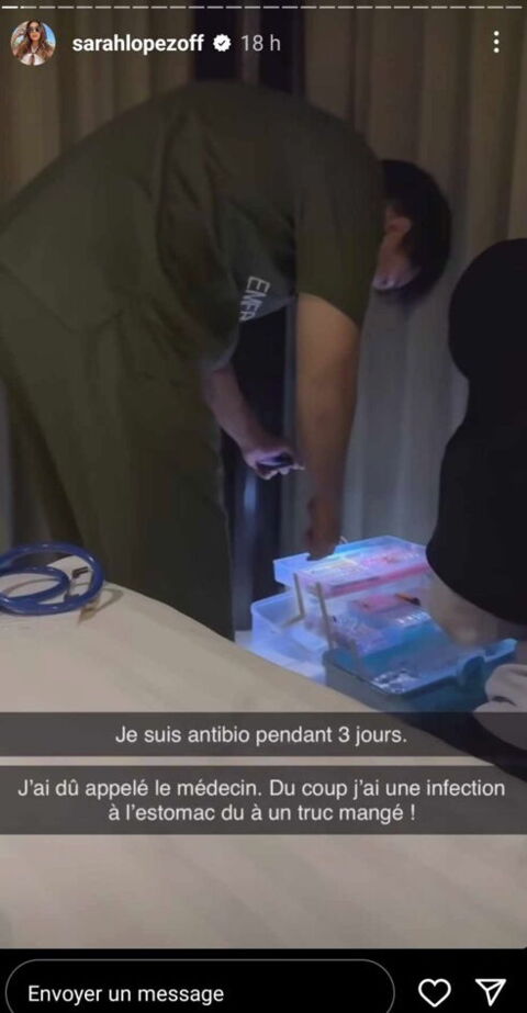 Sarah Lopez victime d’une grave infection, son voyage en Thaïlande vire ...