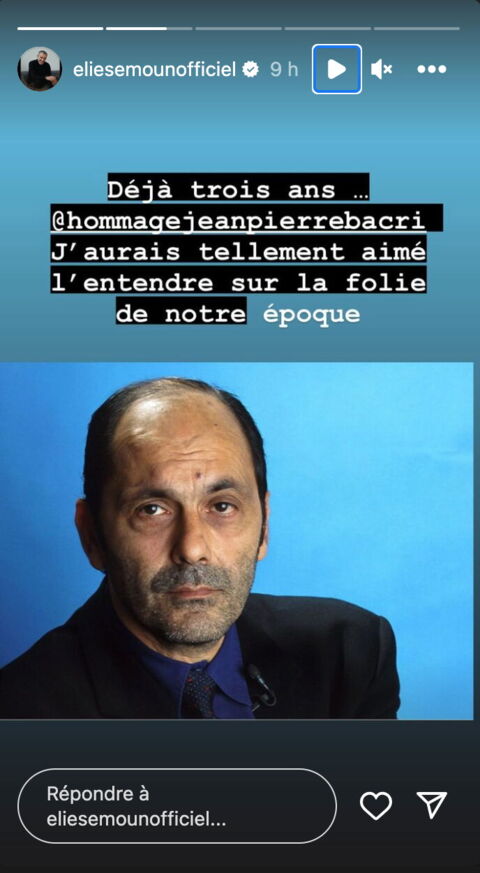 Jean-Pierre Bacri : Elie Semoun lui rend hommage pour les trois ans de ...