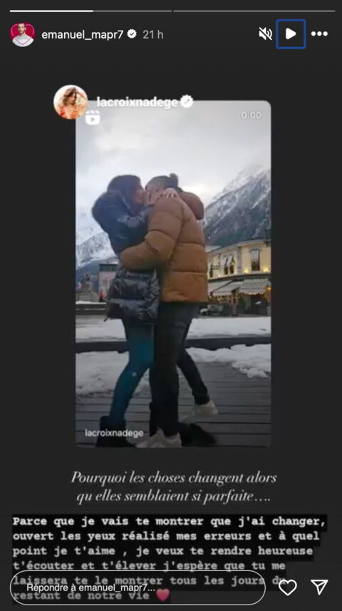 « J'ai changé » : Emanuel (MAPR7) demande une nouvelle chance à Nadège ...