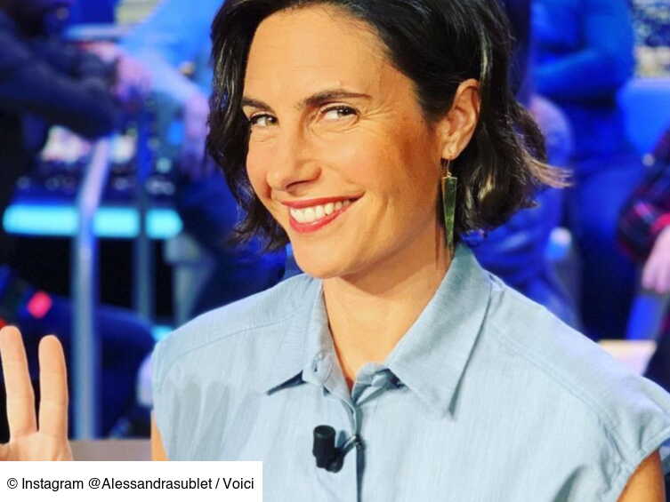 PHOTO Alessandra Sublet : à 45 ans, elle craque pour des baskets rétro ...