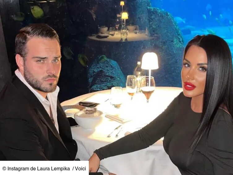 Mariage de Laura Lempika et Nikola Lozina : le couple fait une entrée fracassante dans une ...