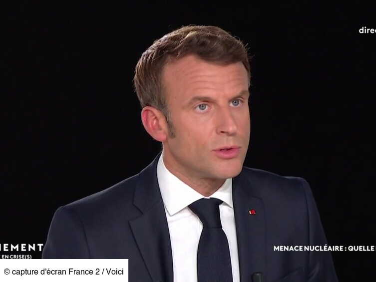 Emmanuel Macron face à Caroline Roux : un détail lors de l'interview ...