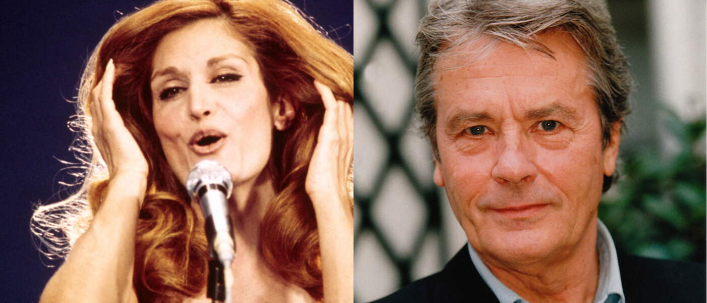 Dalida et Alain Delon, Axel Bauer et Zazie... Les duos de chanteurs ...