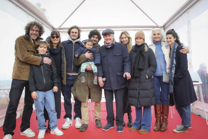 Claude Lelouch, en famille qui inaugure une promenade à son nom - Voici