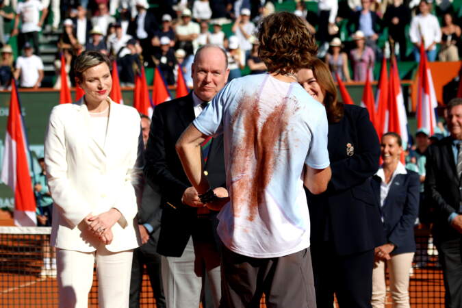 Albert II de Monaco en famille, François Baroin, Géraldine Maillet et ...