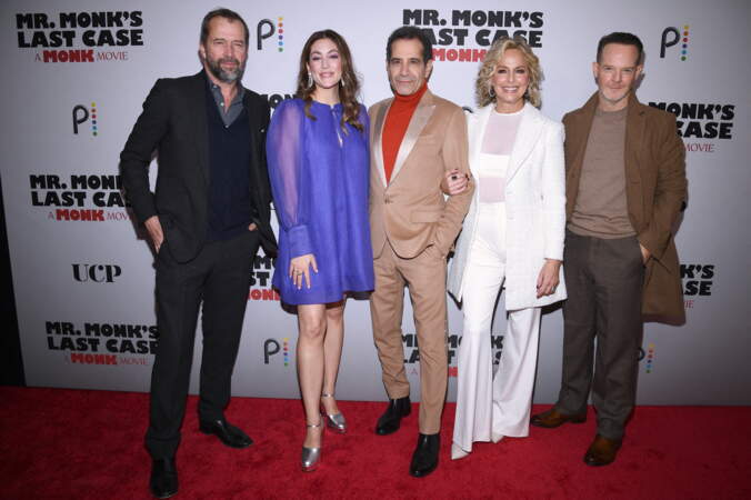 Le casting de Monk réuni à l'avant-première du film Mr Monk's Last Case ...